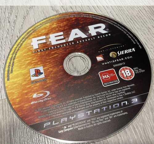 F.E.A.R. Fear PS3