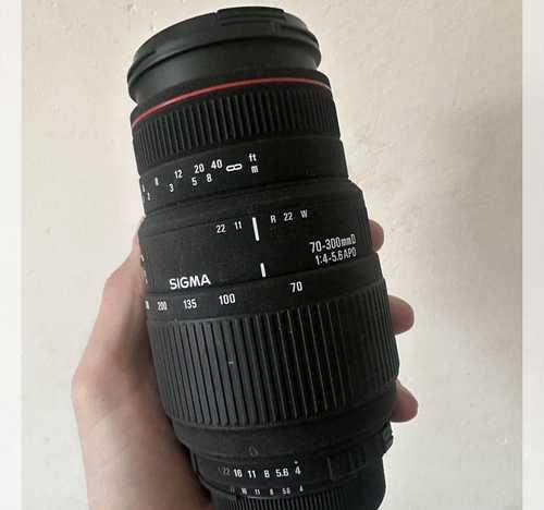 Объектив sigma af 70-300 apo