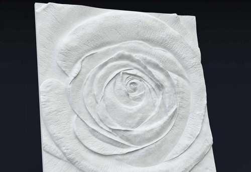 Гипсовая 3D панель "Роза"