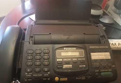 Телефон факс Panasonic с бумагой