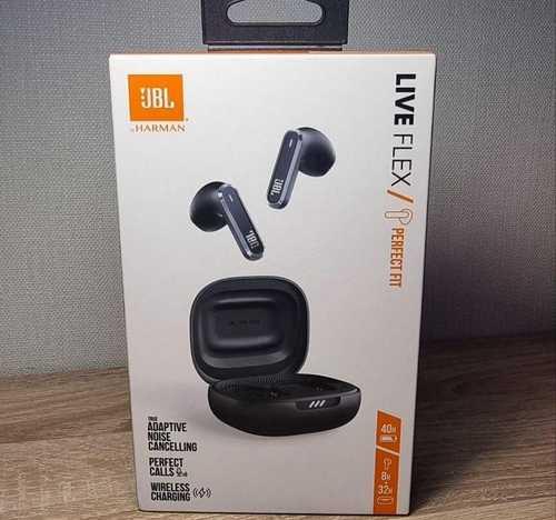 Беспроводные наушники jbl live flex Black