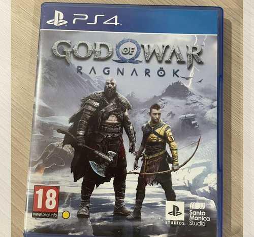 God of war ragnarok ps4 диск русская озвучка