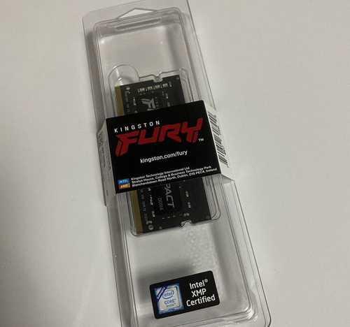 Kingston Fury Impact DDR4 3200MHz SO-dimm 8GB