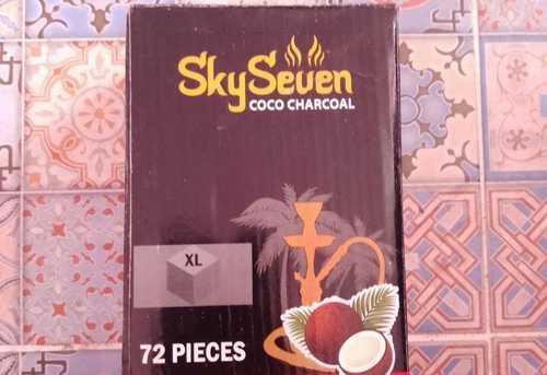 Кокосовый уголь для кальяна SkySeven к