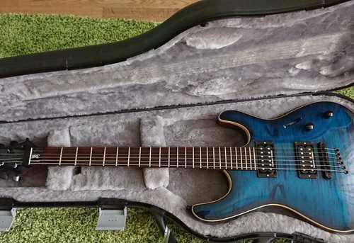 Mayones Setius 6 Transparent Dirty Blue Burst Glos