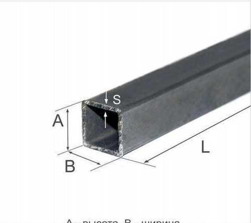 Труба профильная, 60х60х2 мм