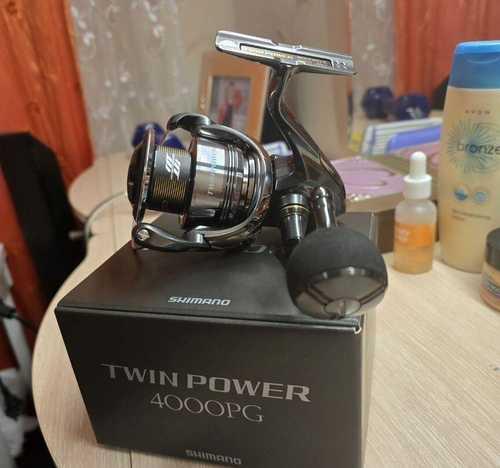 Катушка shimano twin power 4000 pg