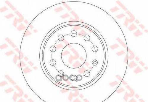 DF7911 диск тормозной задний Audi A1 1.4 13 D