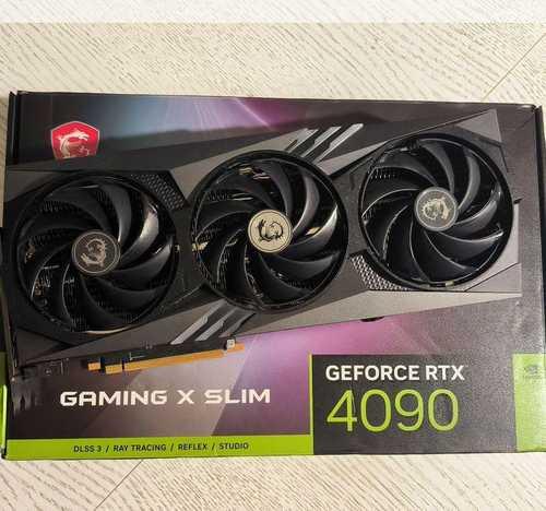 Видеокарта MSI RTX 4090 gaming X slim