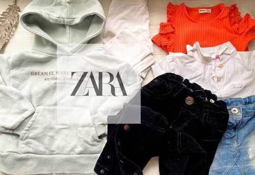 Вещи пакетом детские 116 122 zara для девочки