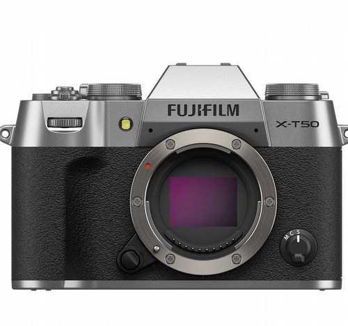 Беззеркальный фотоаппарат Fujifilm X-T50 Body, сер