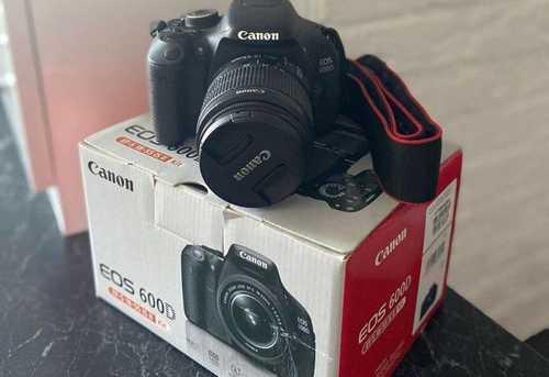 Фотоаппарат Canon EOS 600D, 64Gb, Коробка