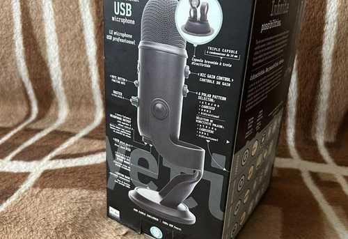 Микрофон Blue Yeti Blackout