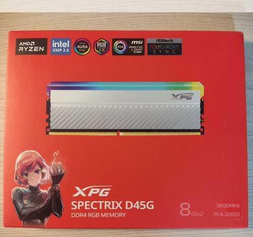 Оперативная память XPG Spectrix D45G RGB 16Gb DDR4