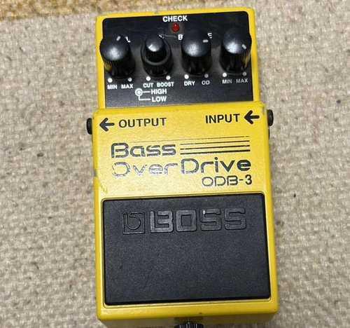 Гитарная педаль boss bass overdrive odb-3