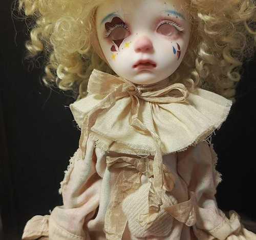 Кукла bjd 1/6 30см клоун ооак кастом