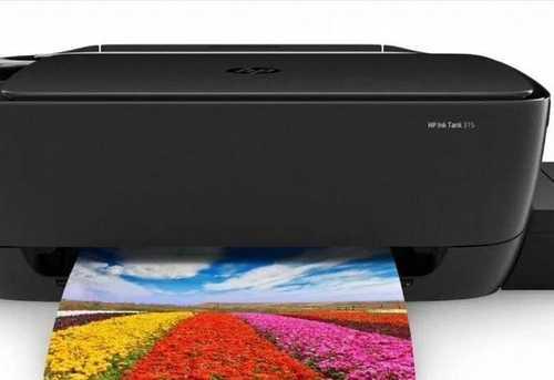 Мфу струйное HP Ink Tank 315, цветн., A4, черный