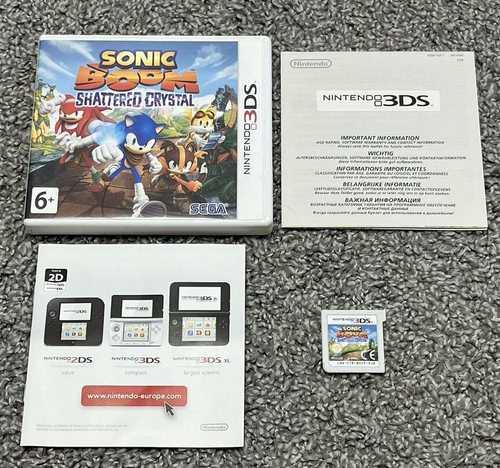 Sonic Boom Shattered Crystal Nintendo 3DS