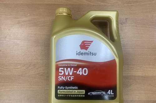 Масло в двигатель Idemitsu SN/CF 5W-40 4л