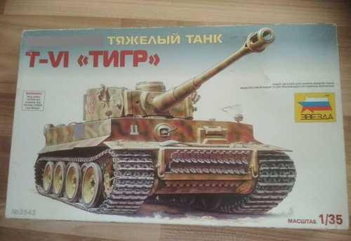 Сборная модель тяжелый танк Тигр Т-VI 1/35