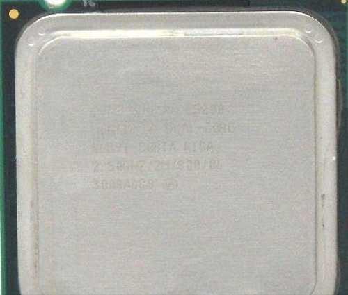Процессор Intel Dual Core 5200 2,5/2М/800 S-775