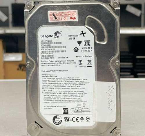 Seagate Desktop, 250Gb, HDD, SATA III, 3.5"