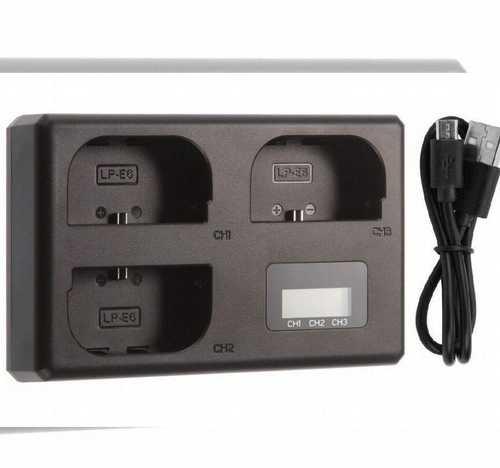 Тройное зарядное устройство TT-LPE6 Type-C USB