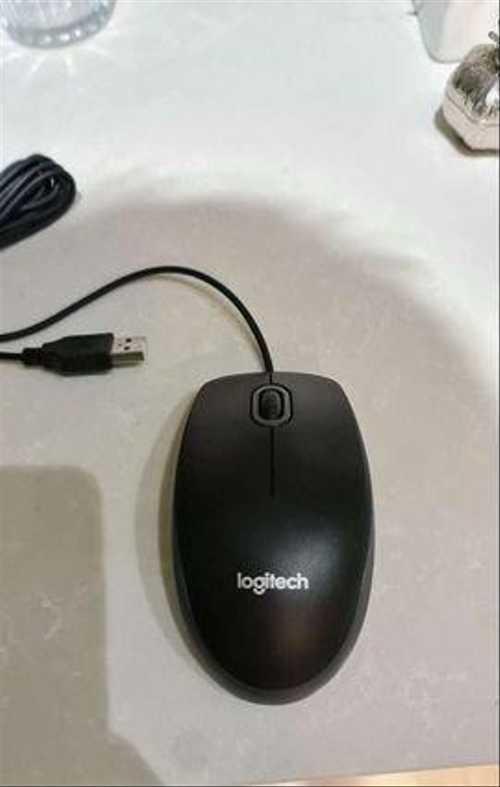 Компьютерная мышь logitech b100 новая