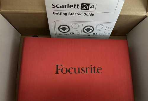 Звуковая карта Focusrite scarlett 2i4