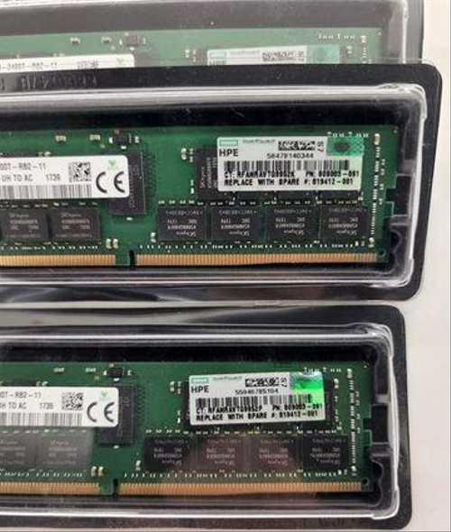 DDR4 Hynix 2400Мгц 32gb ecc HPE 809083-091