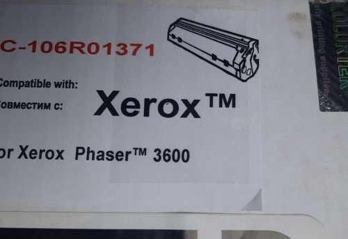 Картридж лазерный Xerox 106R01371 черный