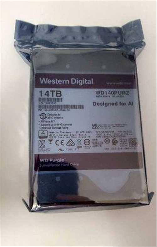 14 тб Жесткий диск WD Purple (WD140purz)