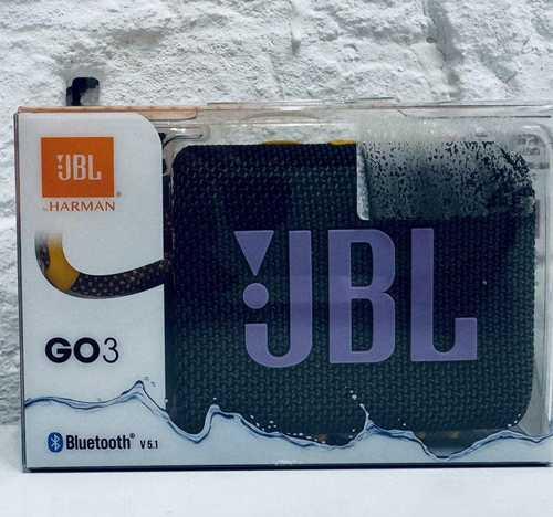 Беспроводная акустика JBL Go 3 Blue