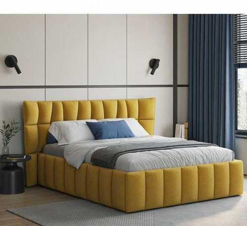 Кровать Даймант-Floor 160 Barhat Gold
