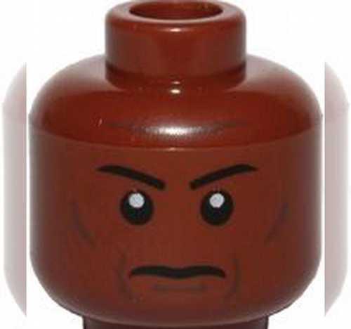 Деталь Lego 3626pb0424 Reddish Brown U