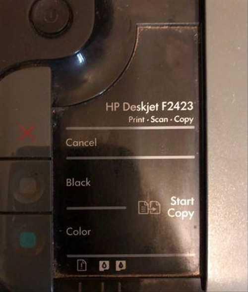 Hp deskjet f2423 как заправить