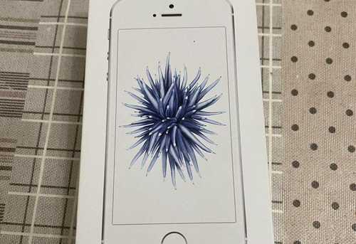 Коробка iPhone SE Silver 2016