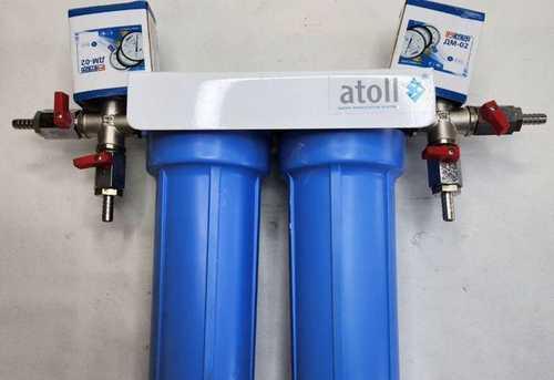 Новый фильтр для воды Atoll + новые картриджи