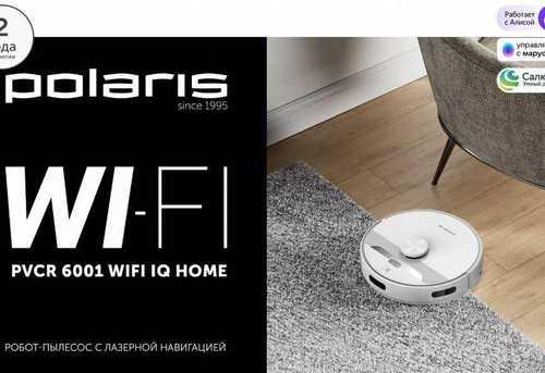 Робот-пылесос Polaris pvcr 6001 Wi-Fi IQ Home