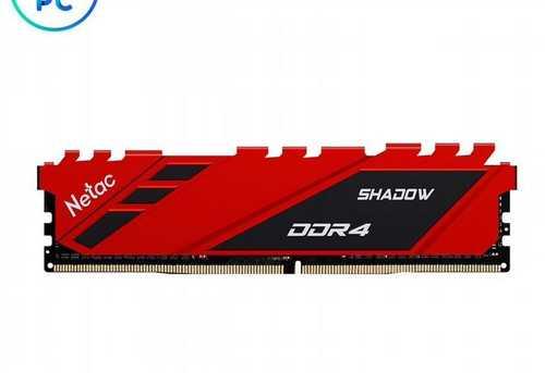 Модуль памяти DDR4 8GB 3200MHz Netac Shadow Red nt