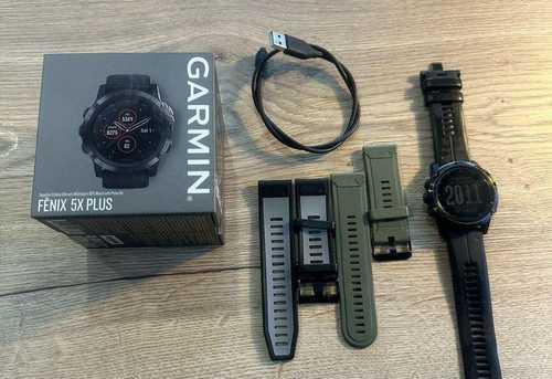 Часы garmin fenix 5x plus sapphire