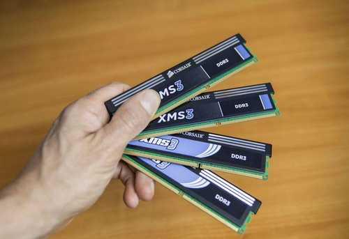 Оперативная память Corsair xms3 ddr3 8 gb