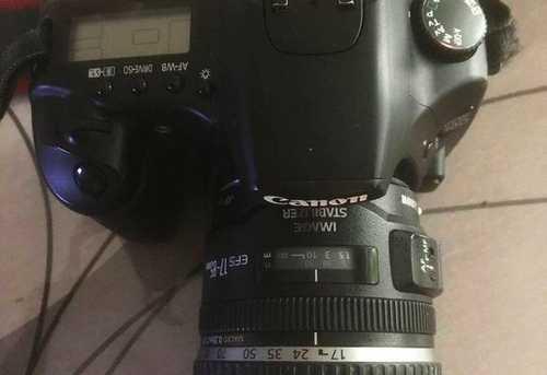 Canon EOS 30D с объективом 17-85 мм