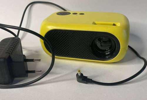 Проектор Beverni Smart Mini Projector, желтый