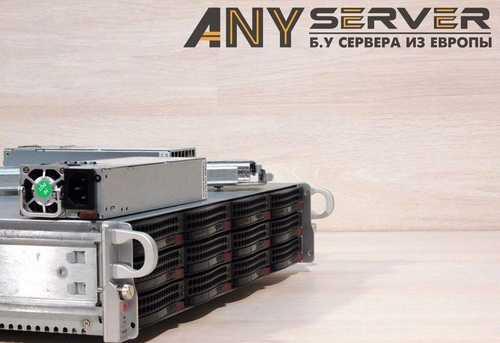 Сервер Supermicro 6028U 2x E5-2680v4 512Gb 12LFF