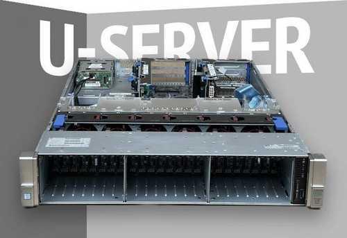 Сервер HP DL380 Gen9 24SFF 2*2696v4 128Gb P840 2*8