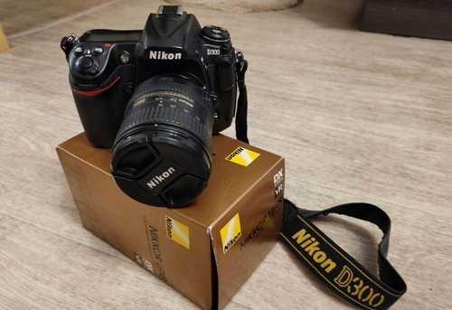 Зеркальный фотоаппарат nikon d300+nikkor 16-85