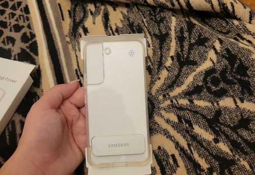 Чехол samsung clear standing cover s22