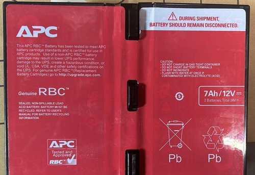 Блок аккумуляторных батарей APC RBC123