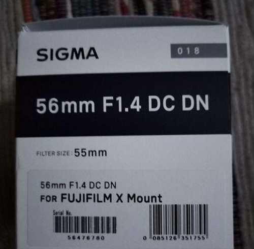 Sigma AF 56 mm F 1.4 DC DN